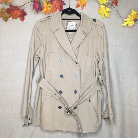 Ruff Hewn | Jackets & Coats | Nwt Ruff Hewn Safari Trench Raincoat ...